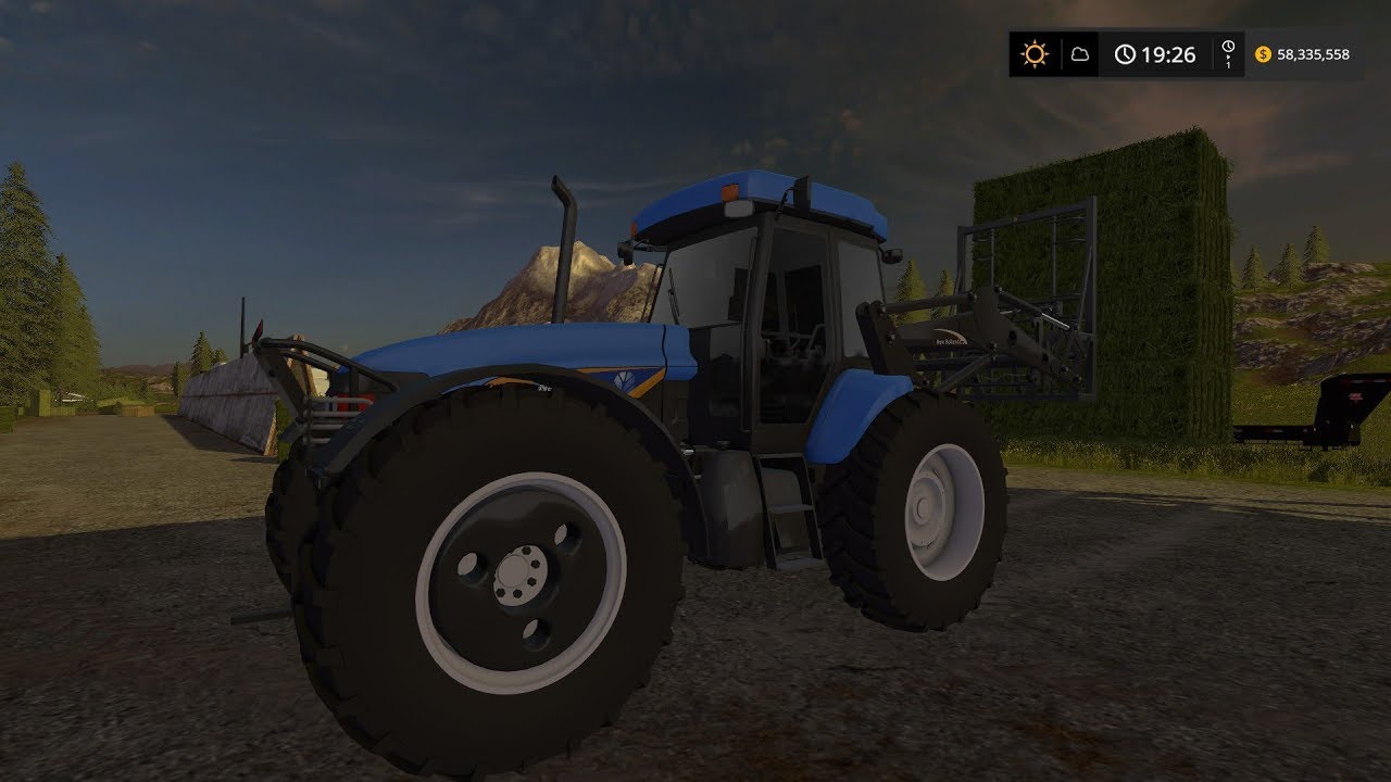 Farming Simulator 17 New Holland TV6070 Mod - YouTube