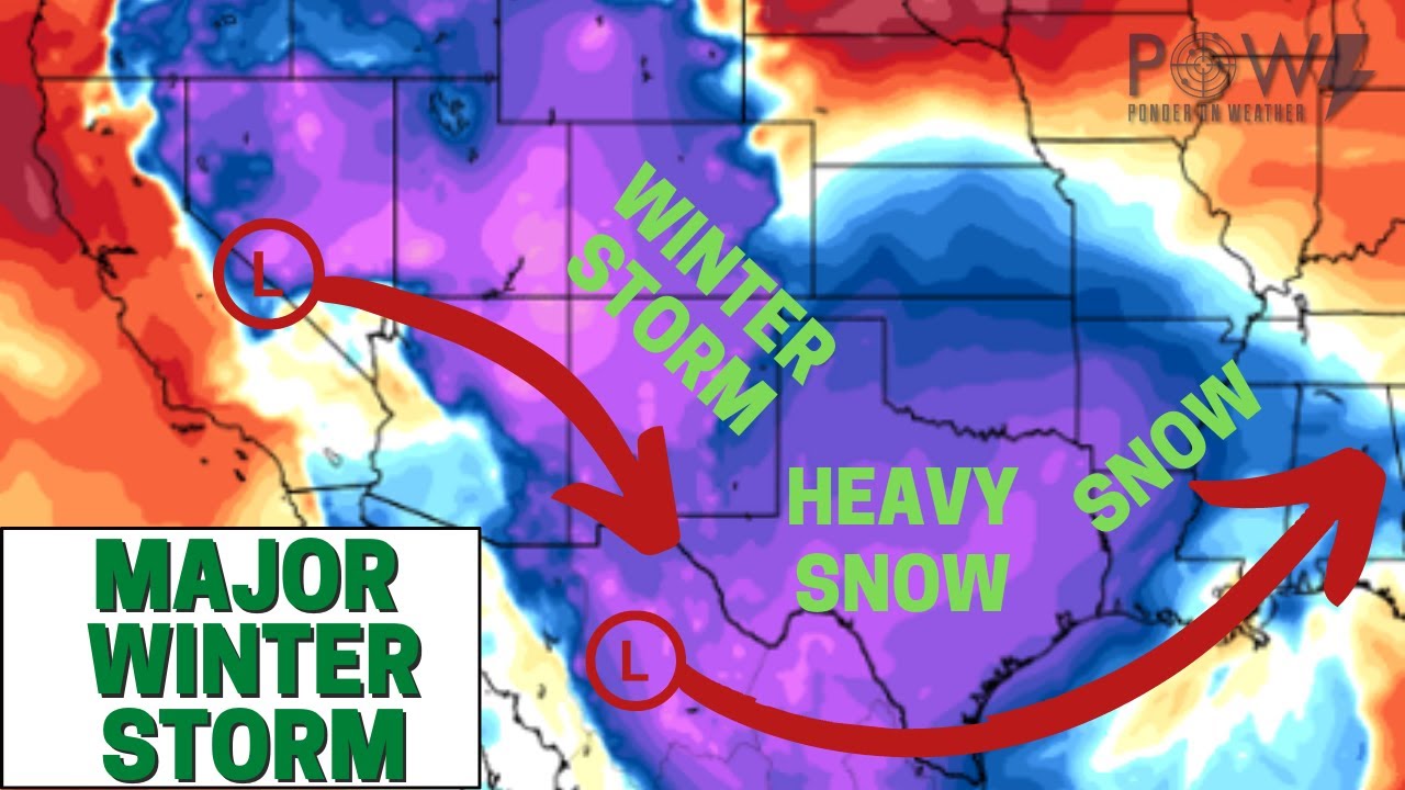 Major Winter Storm! - Heavy Snow & Dynamic Cooling! - POW Weather ...