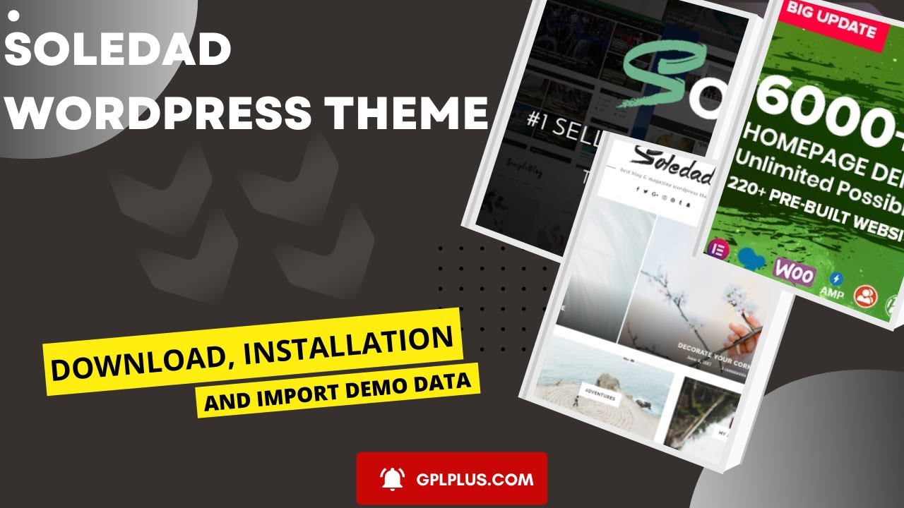 Soledad WordPress Theme Download, Installation and Import Demo Data ...