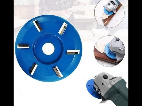 Power wood carving disc - YouTube