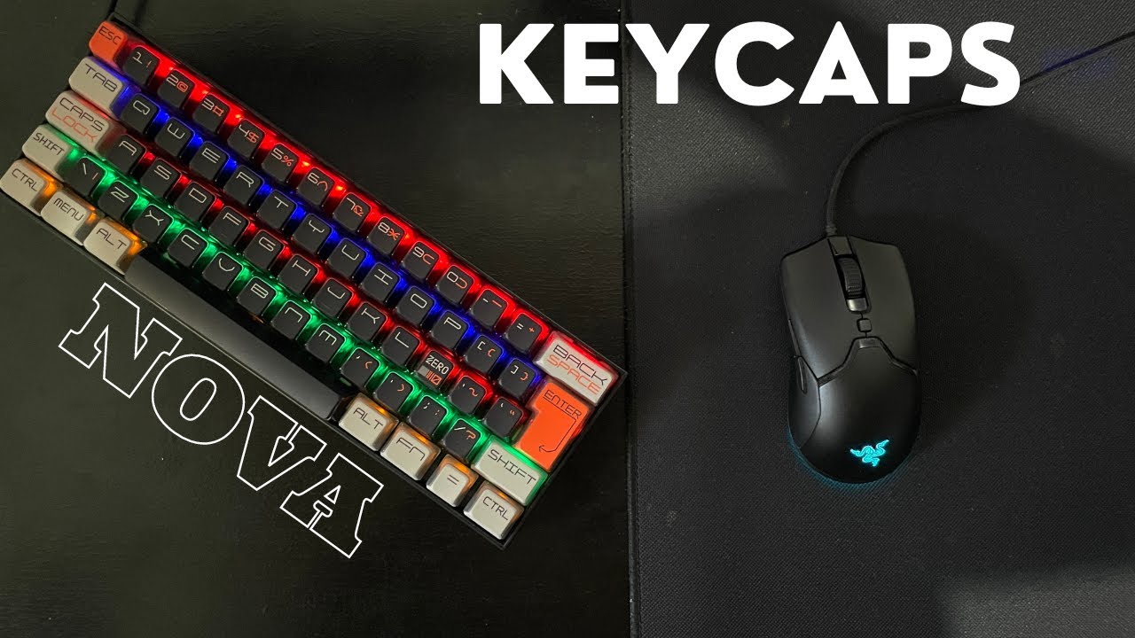 Keycaps nova pro setup!! (Keytok KOL Zero Division) - YouTube