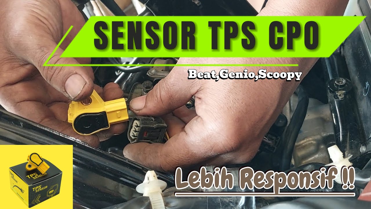 PASANG SENSOR TPS CPO DI MOTOR MATIC .. LEBIH RESPONSIF ️ SENSOR TPS ...