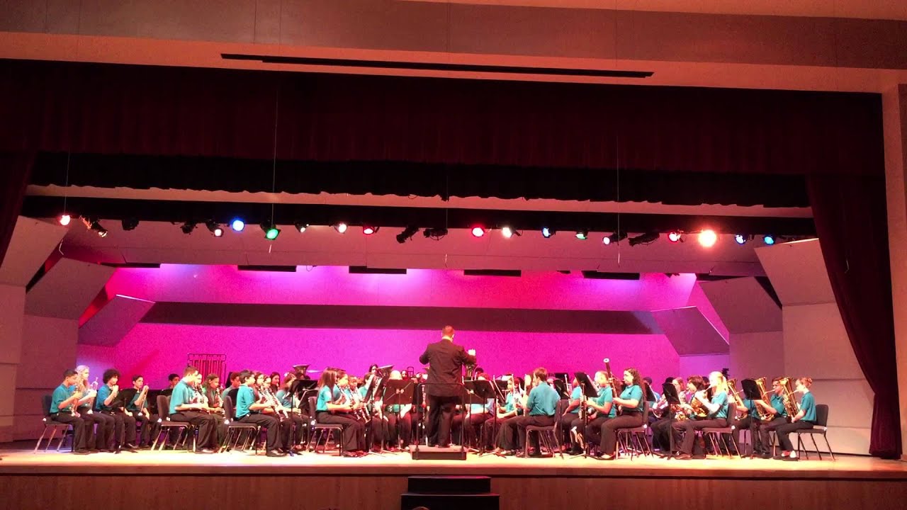 OCSA MS Concert Band 2015 MPAs 2nd song - YouTube