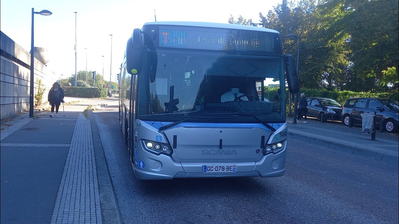 Bus Ligne Tvm - Scania Citywide Gnv N°9243 - YouTube