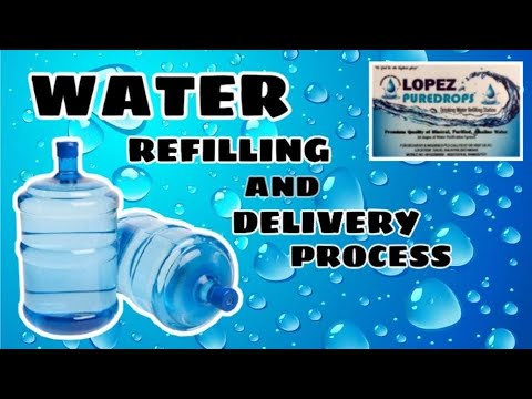 24 stages Water Refilling from station to delivery at homes - YouTube