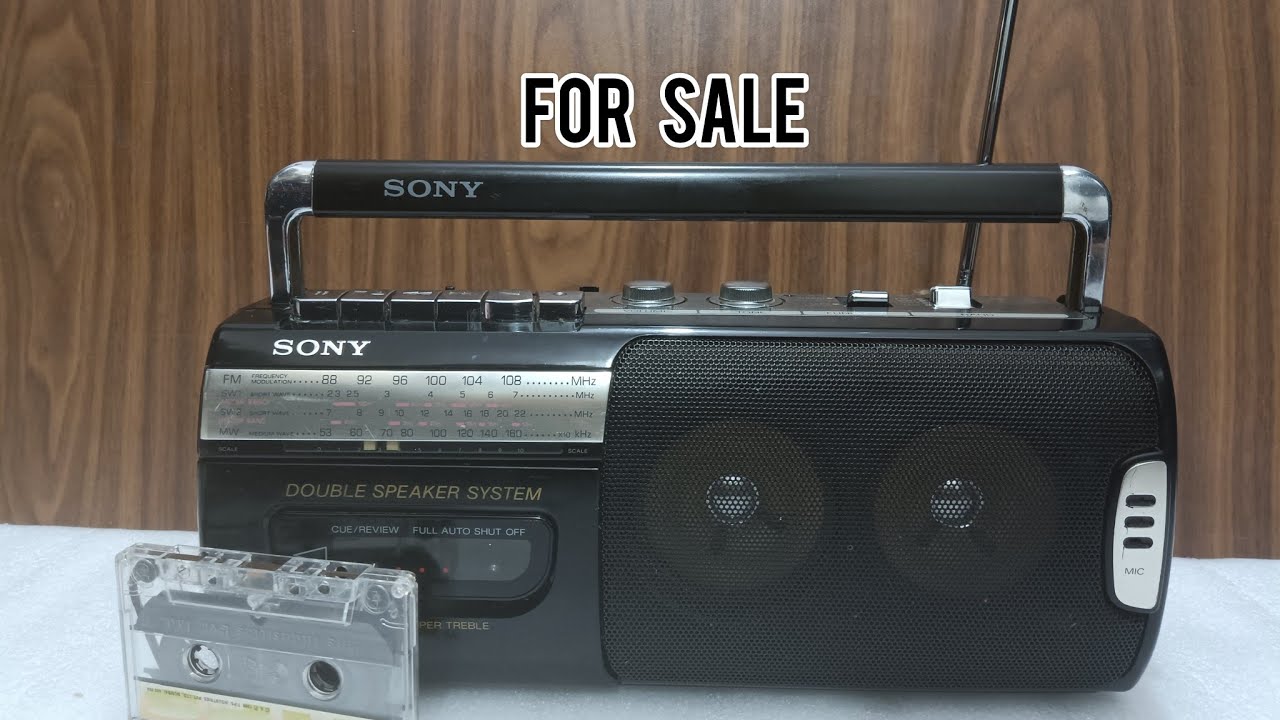 PRICE 3000 (9310741161) SONY CFM D1 TAPE RECORDER - YouTube