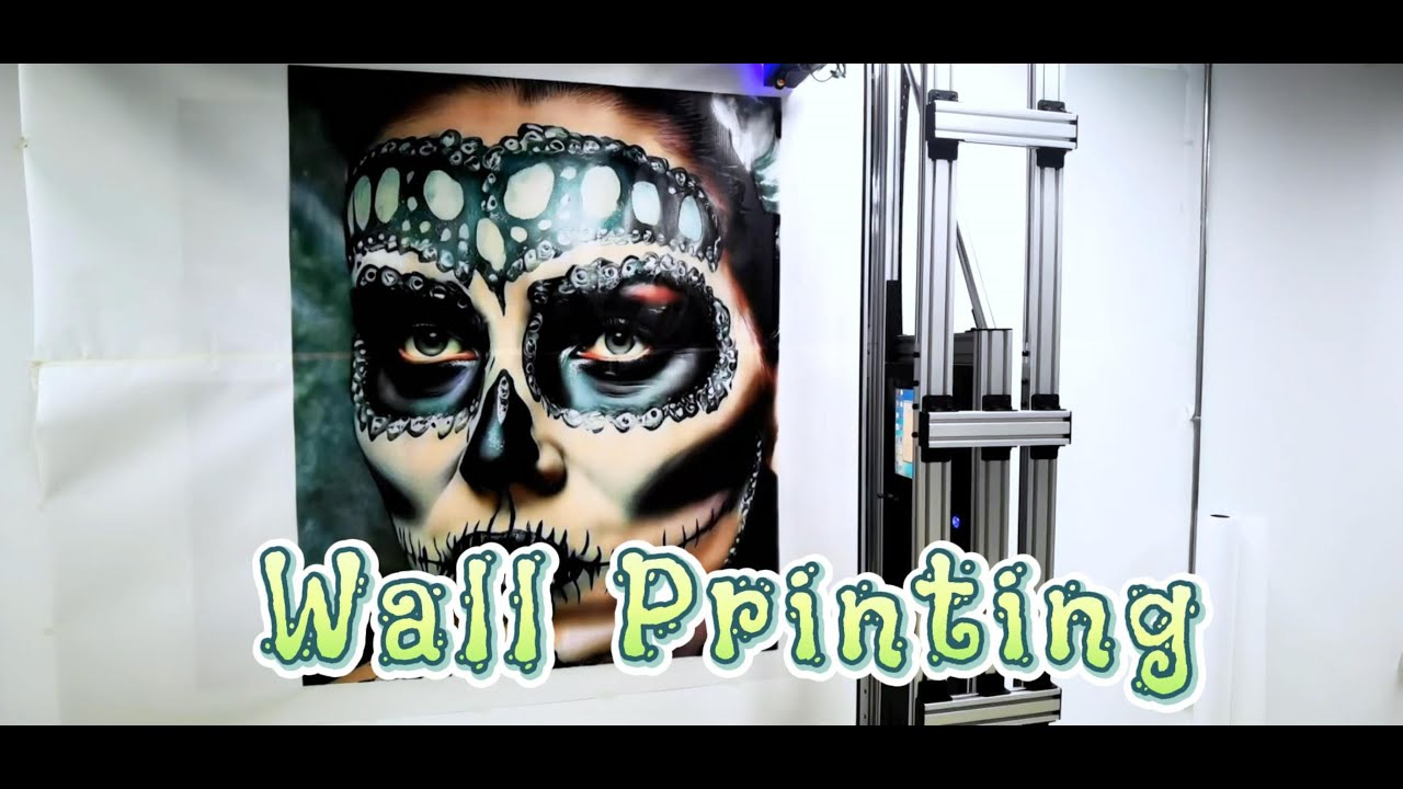 Wall Printer | UV printing machine - YouTube