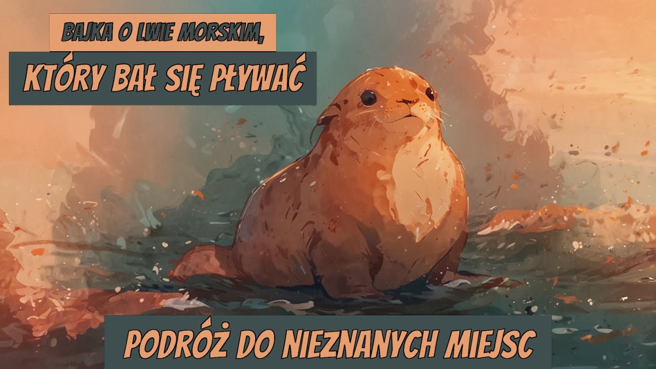 🐚 Lew morski, który bał się pływać 🌊 Bajki po polsku🐬Terapeutyczna ...