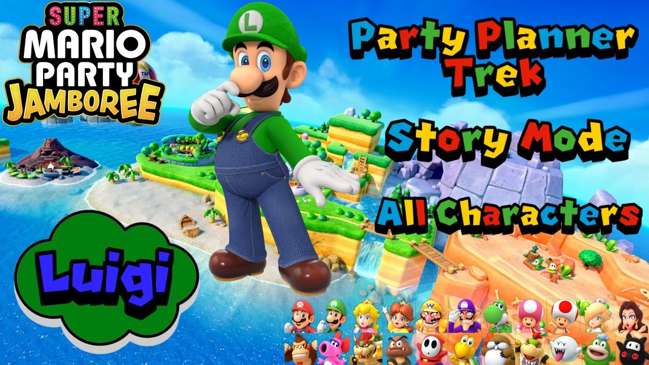 Super Mario Party Jamboree - Party Planner Trek - All Characters - Part ...