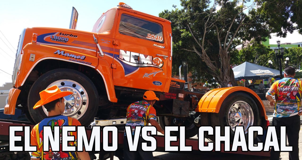 DRAG RACING TRUCK NEMO VS CHACAL FAST TRUCK RACE - YouTube