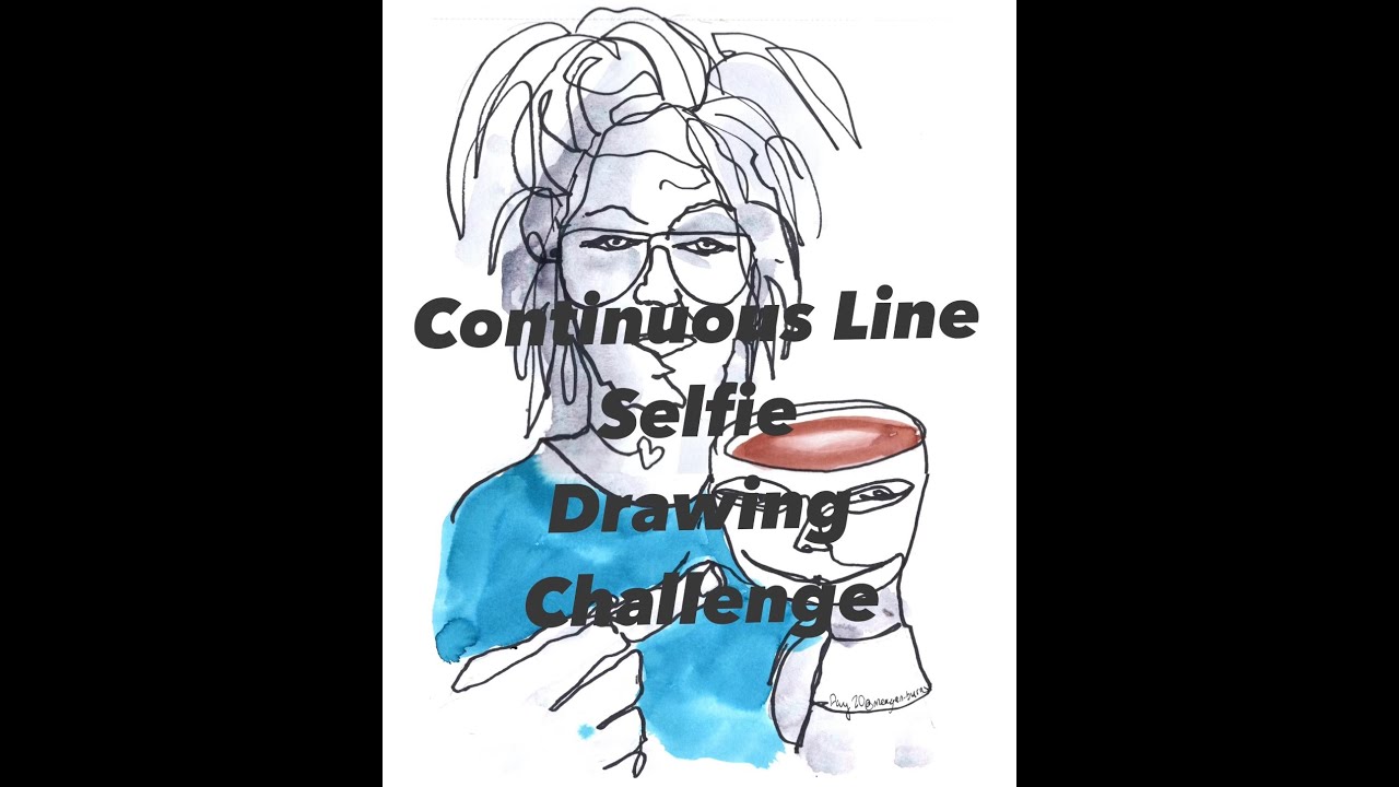 Continuous Line Selfie Drawing Challenge May 2024 - YouTube