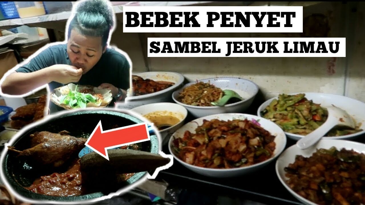BEBEK PENYET SAMBEL JERUK LIMAU || WARUNG MAMI SUSI - YouTube