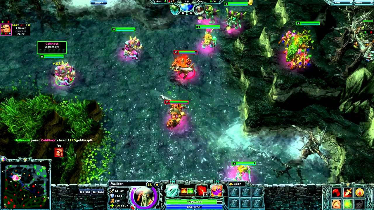 Heroes Of newerth (HoN) - LEGIONNAIRE CHARGE BUG - How To and Proofs ...