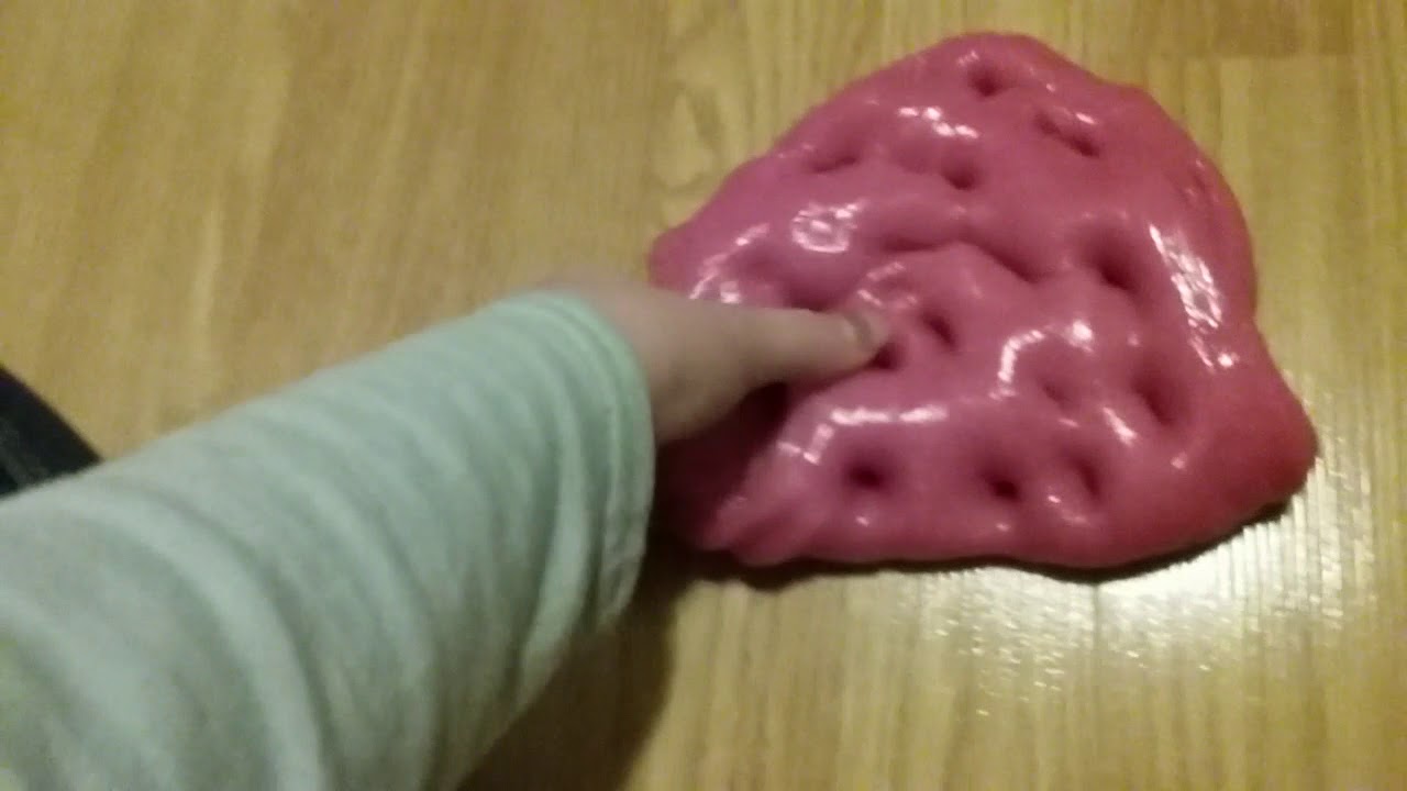 My pink slime - YouTube
