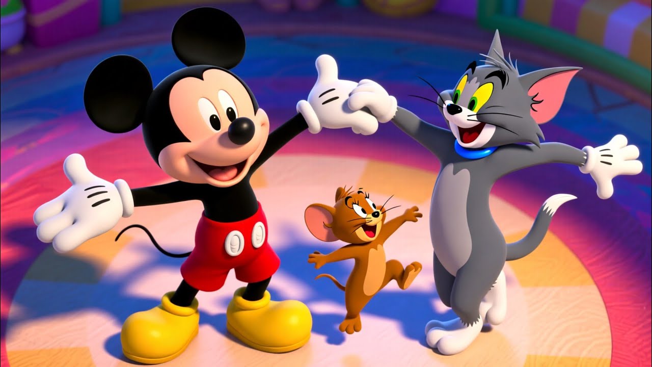 🐭😺 Mickey Mouse and Tom & Jerry | Funny Cartoon Adventure 🎉🤣 - YouTube