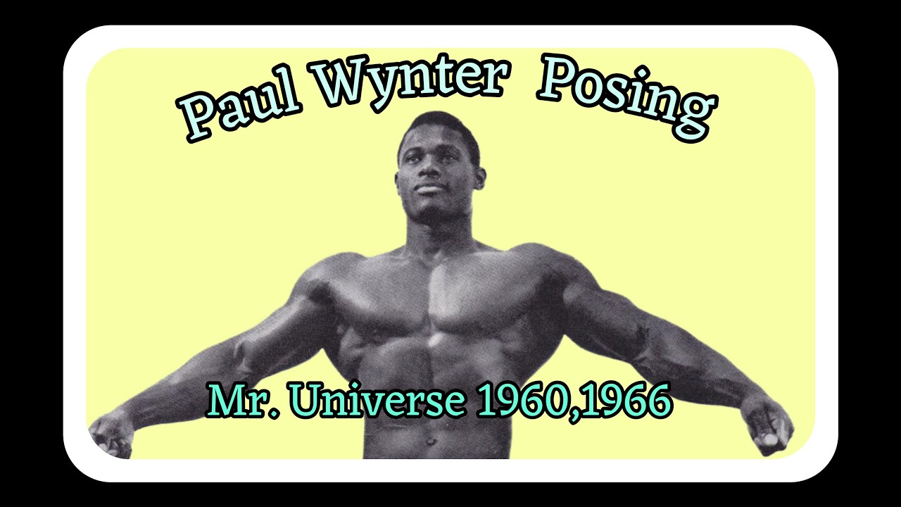 Paul Wynter vintage Bodybuilder Posing - Mr. Universe 1960, 1966 - RARE ...