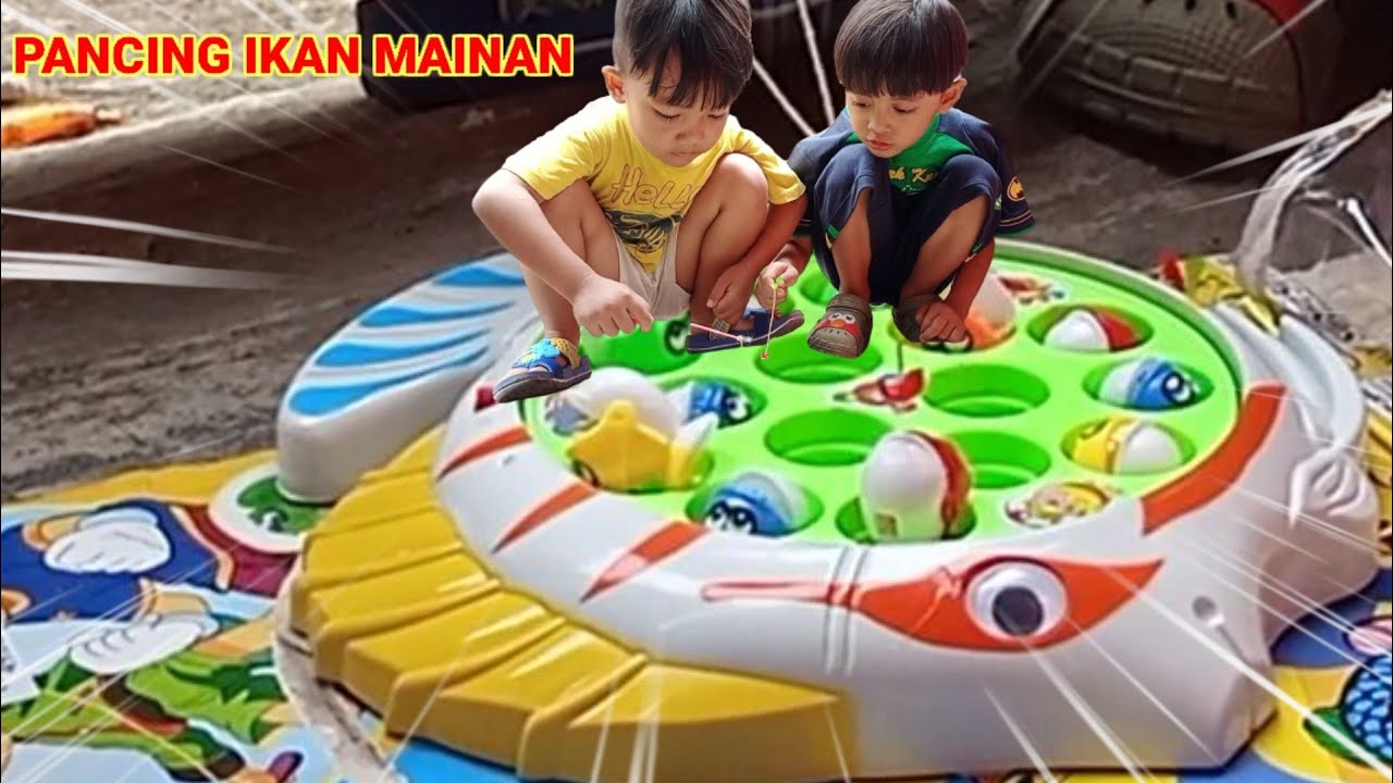 mainan pancing ikan | mainan anak anak - YouTube