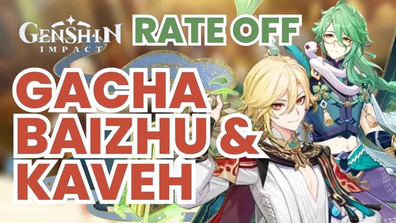 LOKASI GACHA MANJUR B5! Gacha Baizhu & Kaveh RATE OFF - Genshin Impact ...