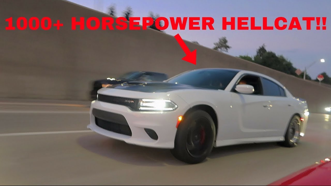WE RACED THE FASTEST HELLCAT ON THE STREET!! **INSANE** - YouTube