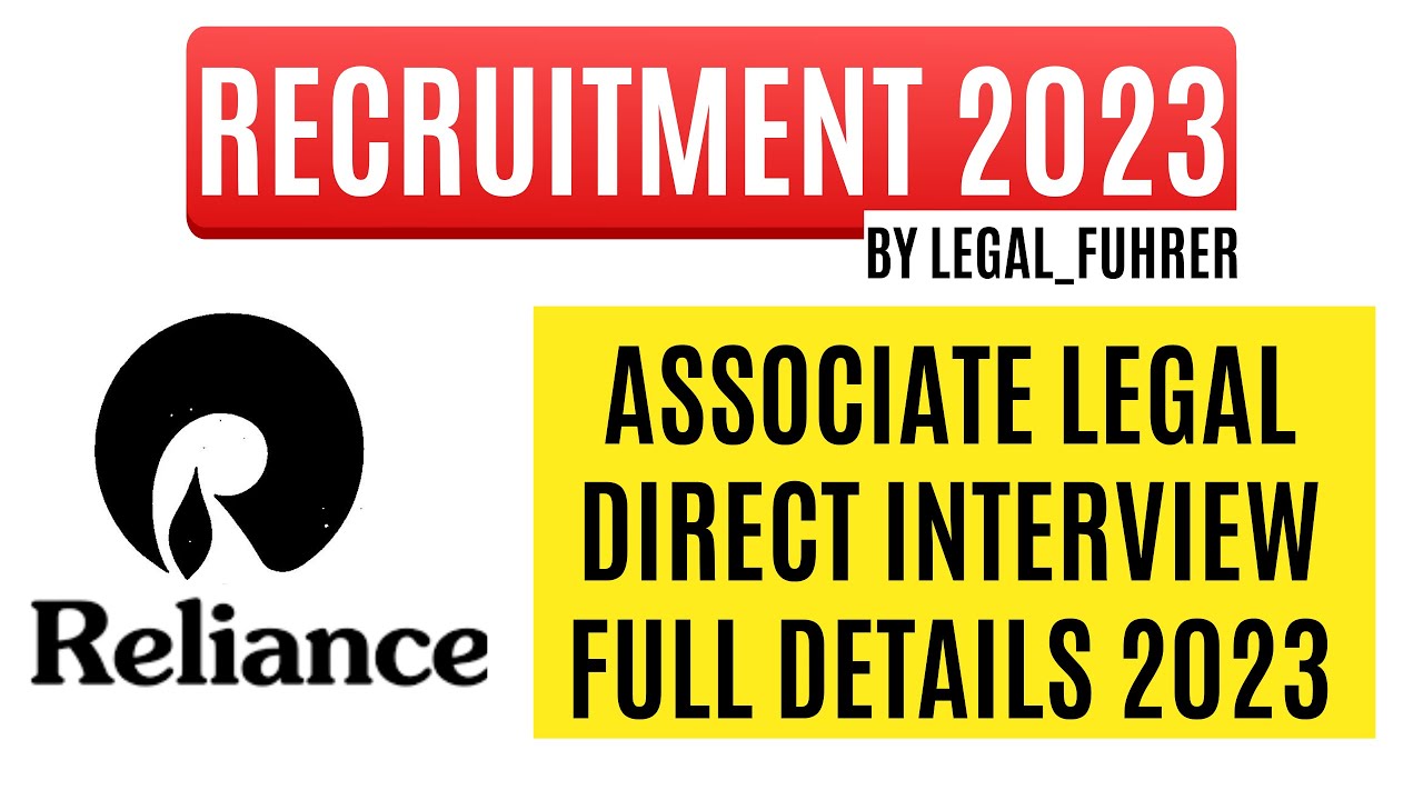 MANAGER VACANCY IN RELIANCE | RELIANCE JOB VACANCY 2023 | LATEST LAW ...