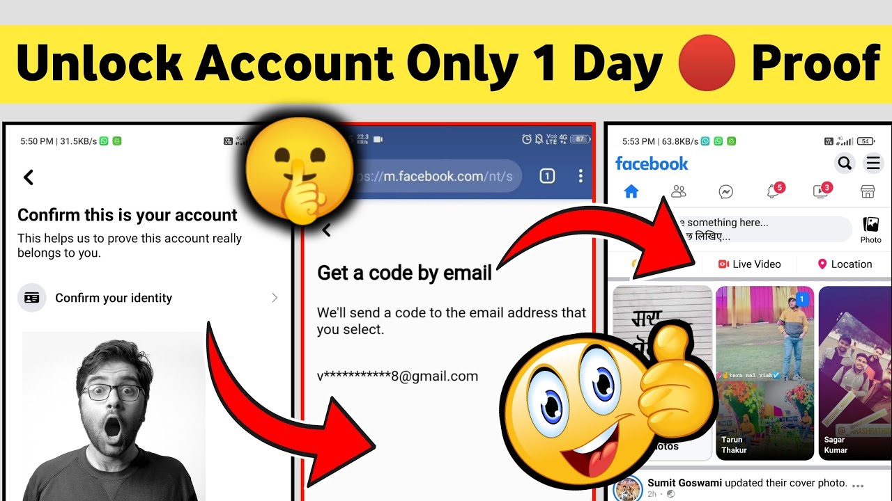 Facebook account locked how to unlock |How to unlock facebook account ...