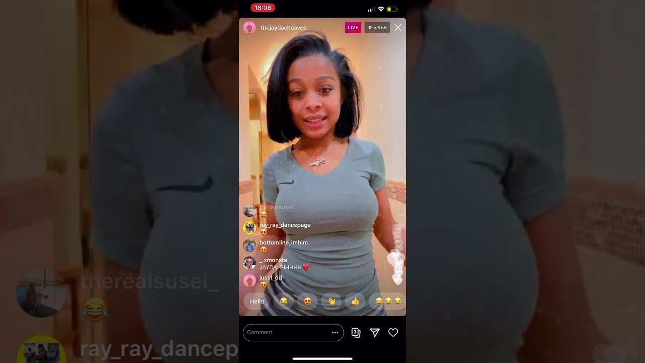 Jayda Cheaves Lil Baby Baby Mother Dancing on Instagram Live - YouTube