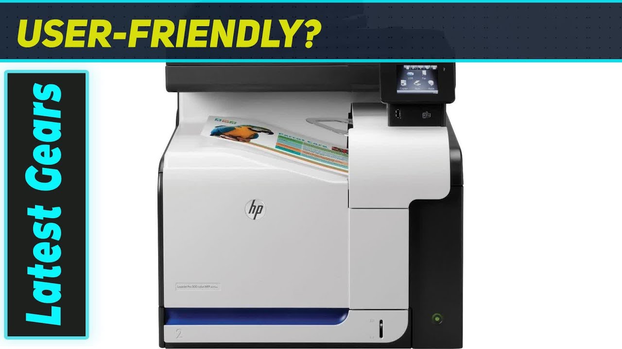 HP LaserJet Pro 500: The Ultimate Color MFP? - YouTube