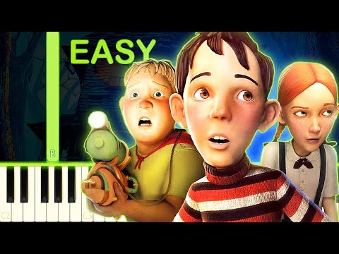 MONSTER HOUSE THEME - EASY Piano Tutorial - YouTube