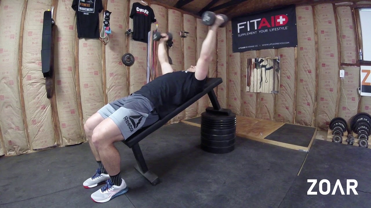 Dumbbell Incline Pec Fly - YouTube