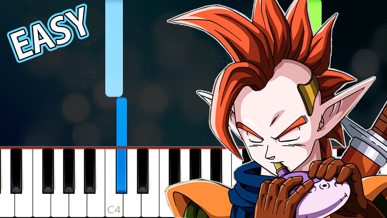 Dragon Ball Z - Tapion Easy Piano Tutorial - YouTube