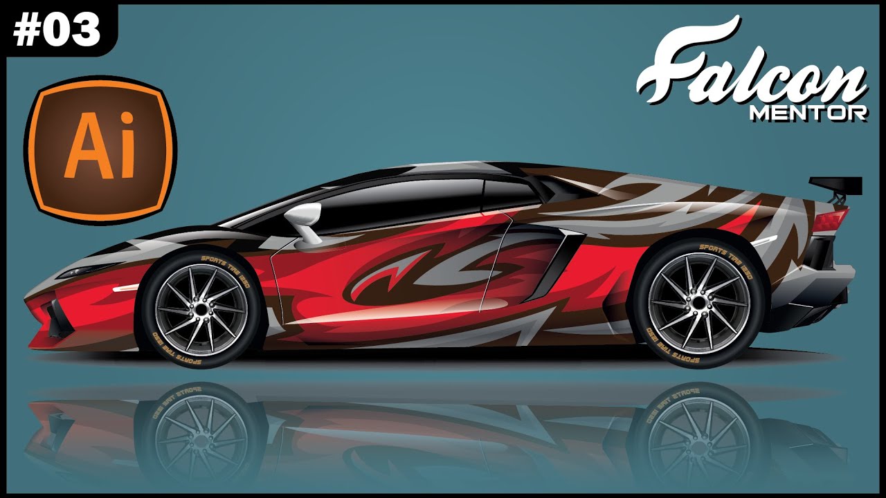 CAR DESINGS Adobe Illustrator |satisfying |#03 - YouTube