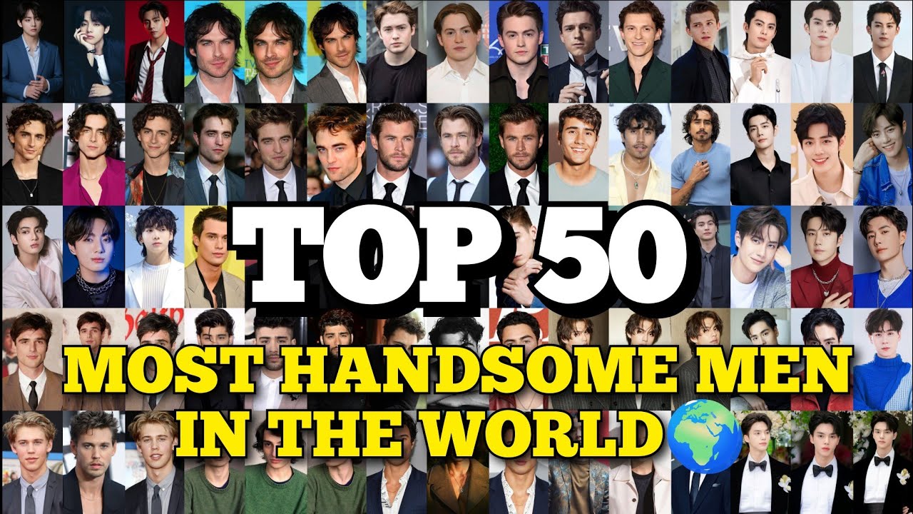 TOP 50 MOST HANDSOME MEN IN THE WORLD || HANDSOME FACES IN 2026 || Kim ...