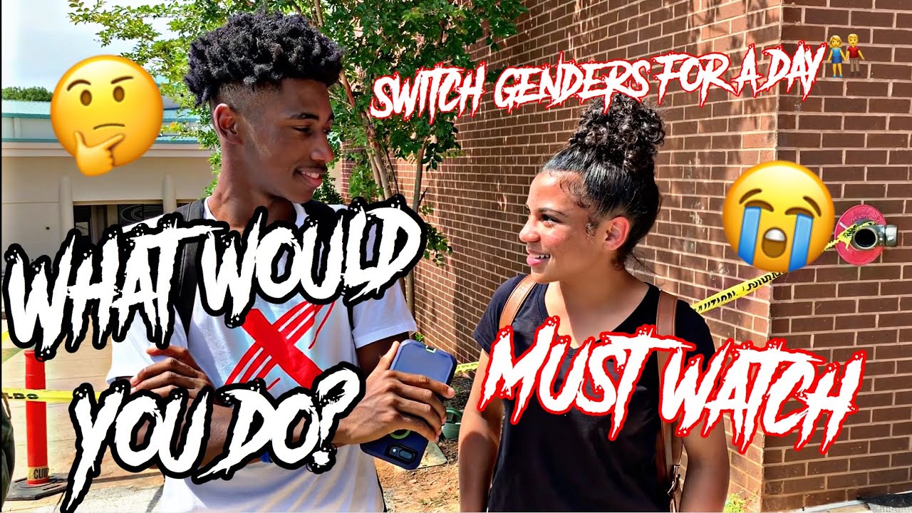 Switch Genders👫 For A Day 🤔|Public Interview ( HighSchool Edition📚 ...