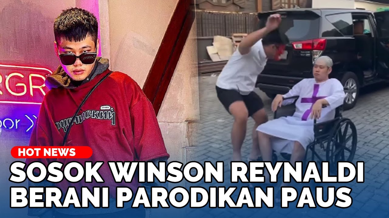 SOSOK SEBENARNYA Winson Reynaldi, Youtuber Parodikan Paus Fransiskus ...