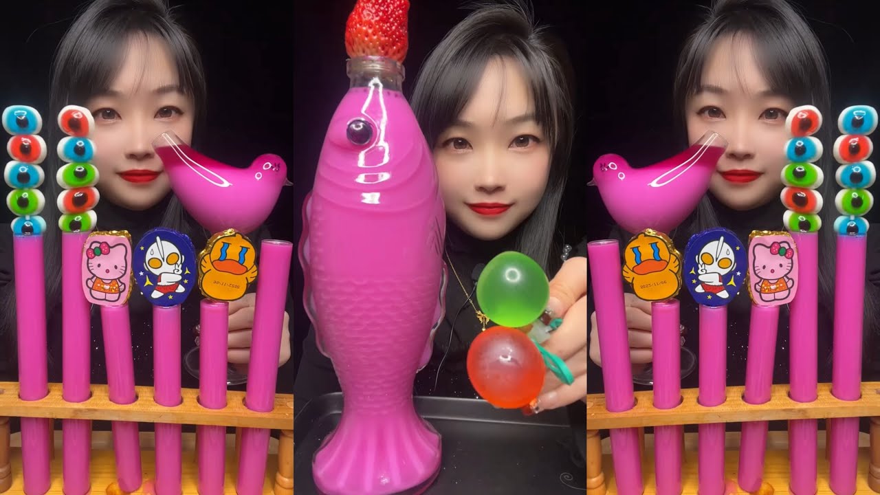 【ASMR】신기한물먹방ASMR DRINKING #ASMRDRINKING#물먹방#아이스크림#23651 - YouTube