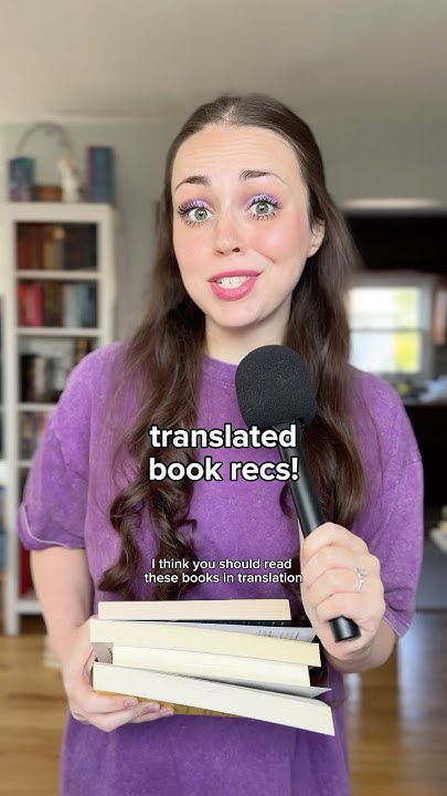 some books i’ve read and loved that were translated into english!! #booktube #booksintranslation ...