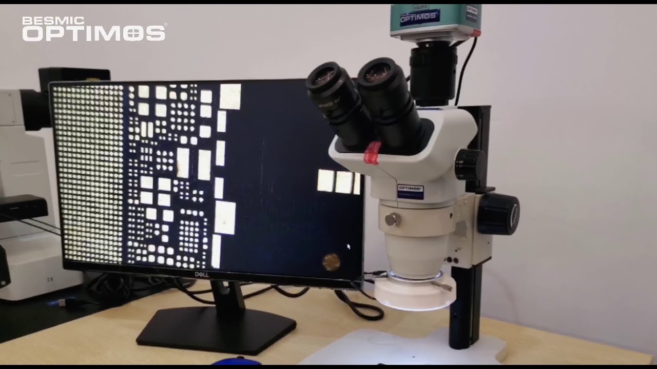 Besmic Optimos HD microscope OP-SZ61 - YouTube