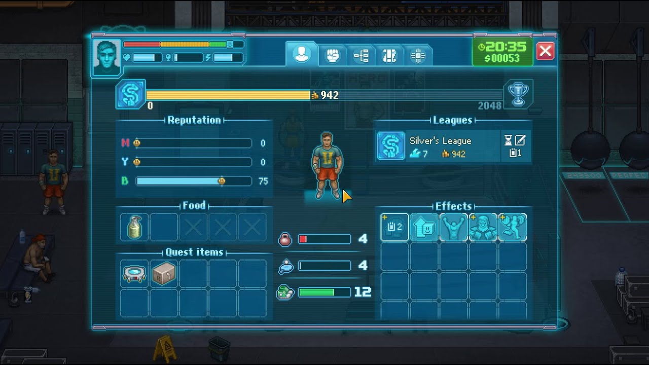 Punch Club 2 Fast Forward Demo. Stamina Build (second attempt). (Used ...