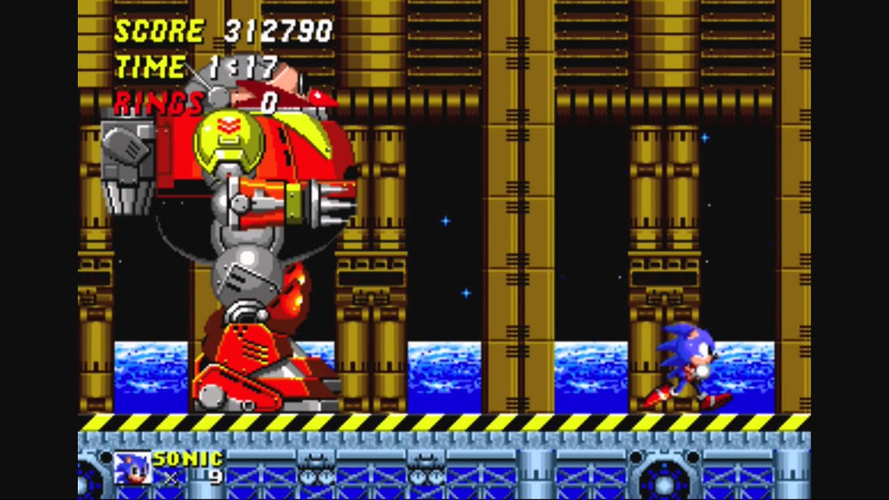 Sonic The Hedgehog 2 Final Boss + Super Sonic Ending - YouTube
