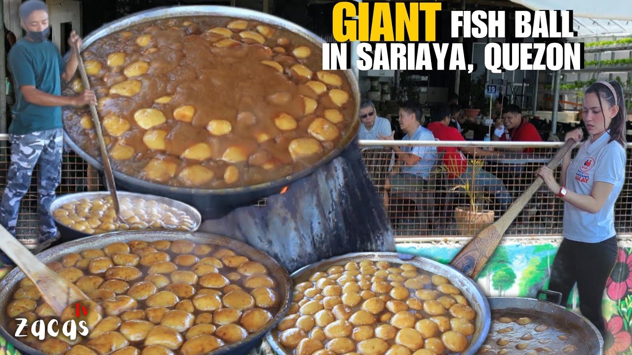 GIANT fish ball sa Quezon! 300-400pcs Sinulbot/ Pasulbot sold out ...