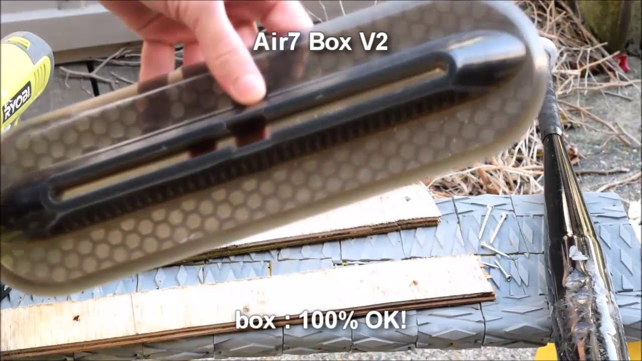 Air7 fin box test V2 for inflatable SUP use any regular US box fin ...