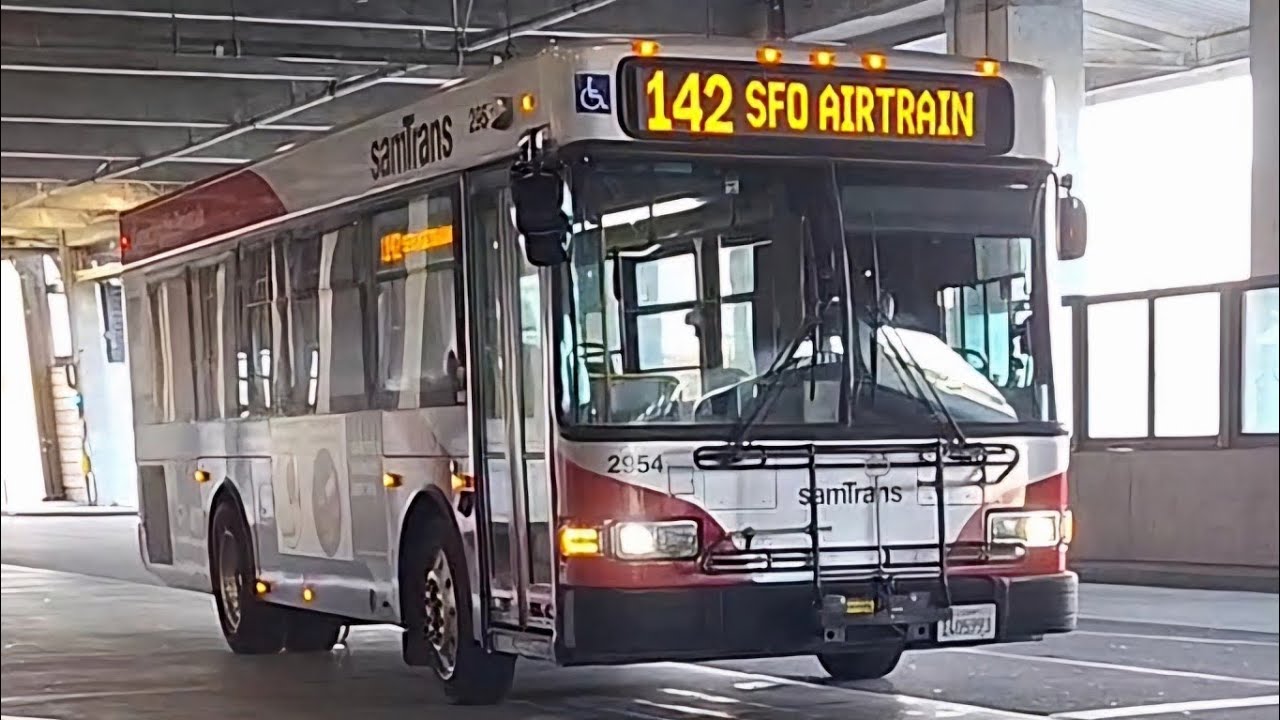 ²ᴷ⁶⁰ SamTrans 2014 Gillig Low Floor 29' #2954 on Route 142 - YouTube