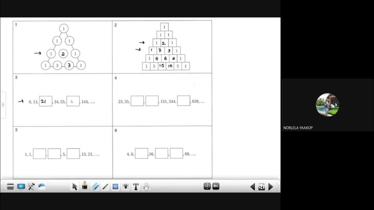 8. PERBINCANGAN LATIHAN SEGI TIGA PASCAL DAN NOMBOR FIRBONACCI - YouTube