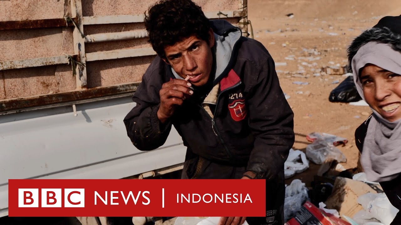 Warga Suriah yang bertahan hidup dengan memakan sampah di pangkalan ...