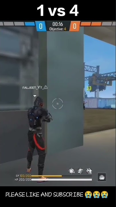 Cs rank 1 v 4 🤣 #shorts #freefire #1v4 - YouTube