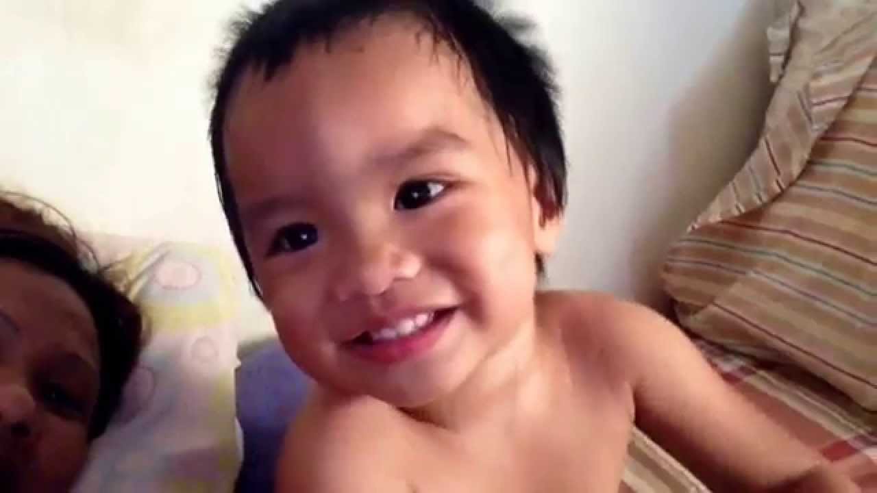 Cute Filipino Baby - 1 and A Half Year Old - YouTube