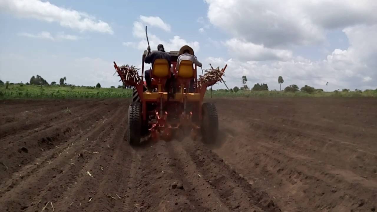 TAGRM cassava planter working demo in Buliisa,Uganda,Agri-tt project ...