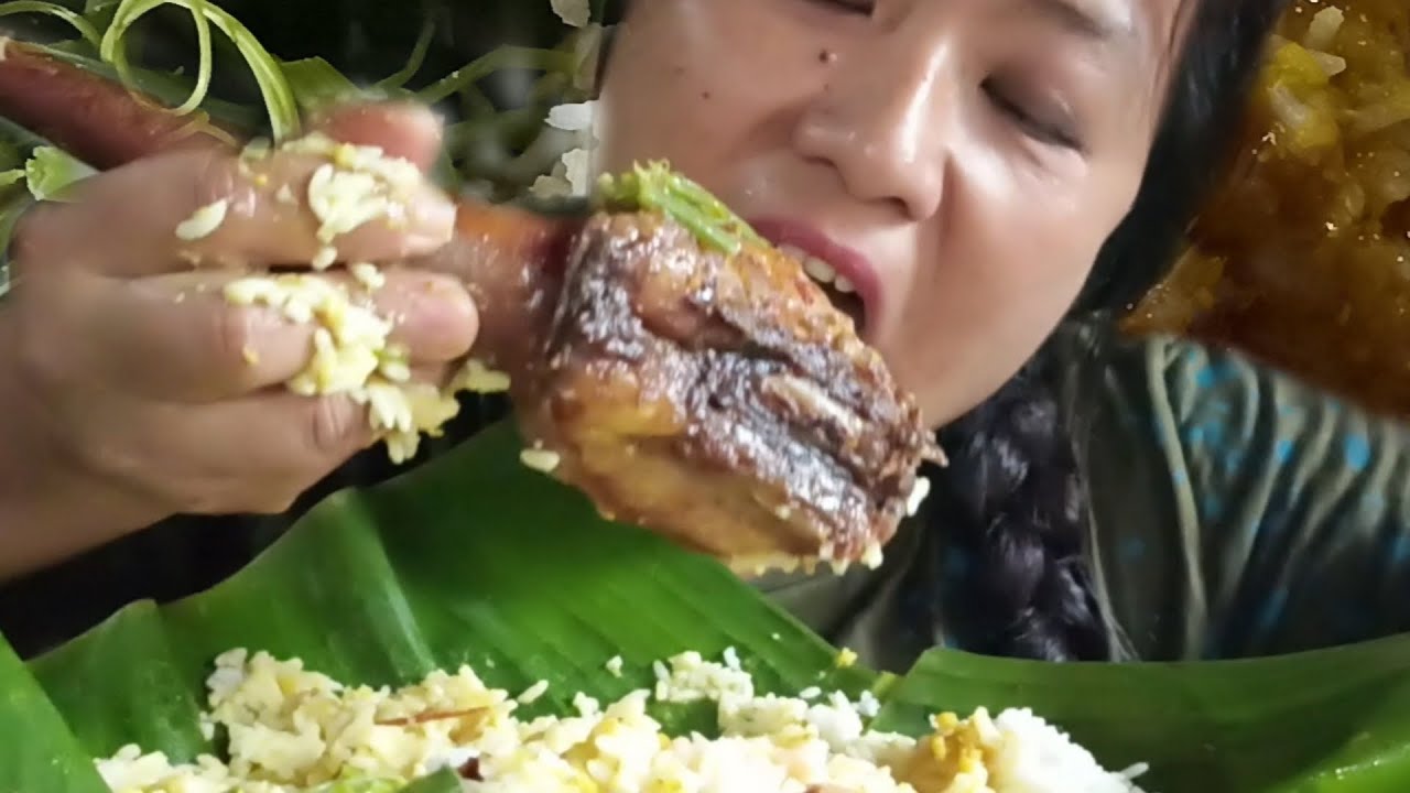 naga delicacy pork with rice / naga mukbang - YouTube