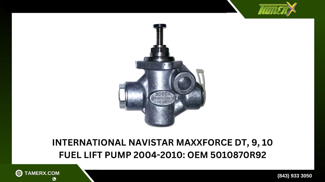 International Navistar MaxxForce DT, 9, 10 Fuel Lift Pump 2004-2010 ...