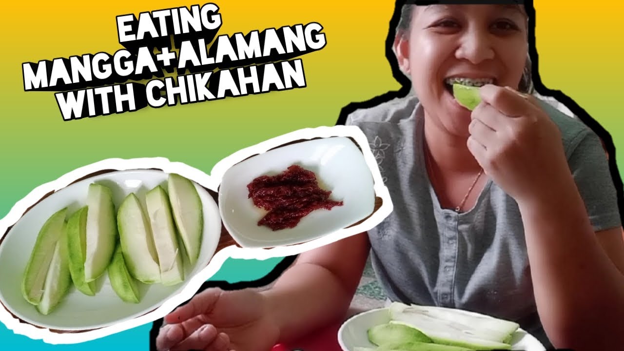 EATING MANGGA + ALAMANG with CHIKAHAN LANG # OFWFEELS #BUHAYABROAD # ...